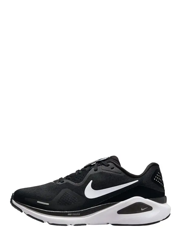 Nike Structure 26 Extra Wide Athletic Sneakers - Black/wolf Grey/metallic Silver