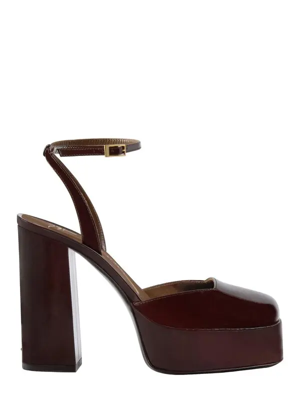 GIUSEPPE ZANOTTI Mary Jane Platform High Heel - Bordeaux