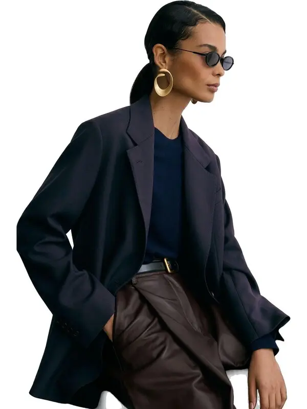 REISS Sandor Blazer - Navy