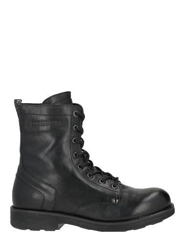BIKKEMBERGS Leather Ankle Boots - Black