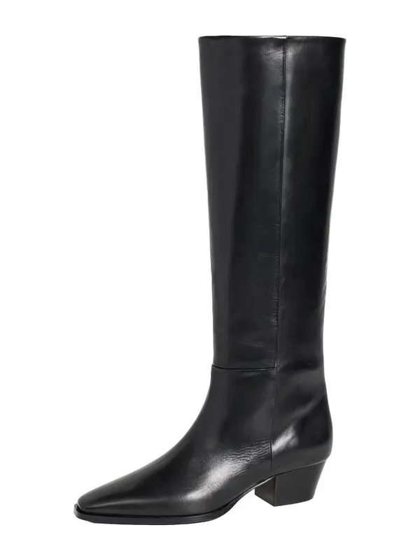 AeydĒ Medea Knee-high Leather Boots - Black