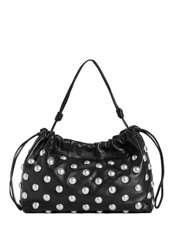 A.L.C. Arlo Studded Shoulder Bag - Black