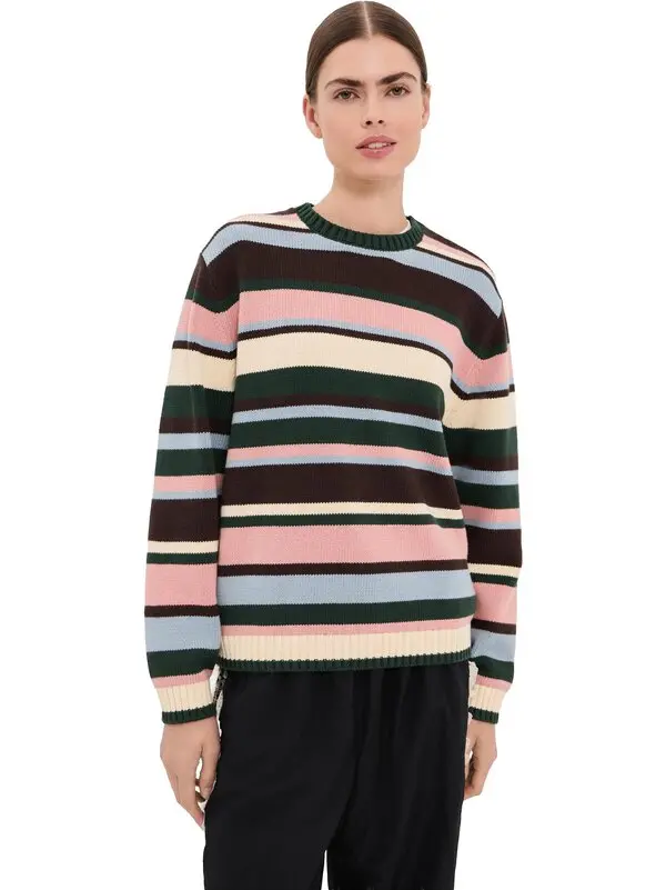TANNER FLETCHER Millhouse Striped Sweater - Multi Stripe