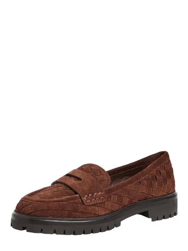 LOEFFLER RANDALL Rina Lug Sole Loafers - Espresso