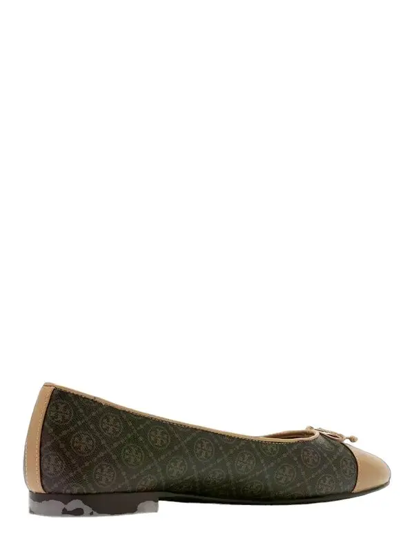 Tory Burch Cap-toe Ballet Flats - Brown