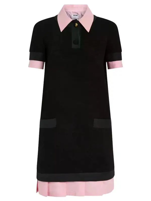 Moschino Bouclé Wool Dress - Black