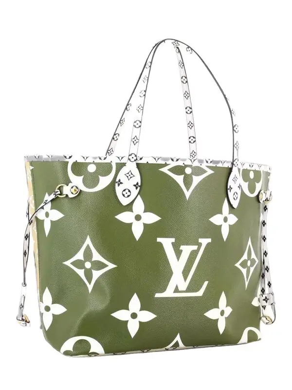 LOUIS VUITTON Neverfull Mm Limited Edition Tote Bag - Green