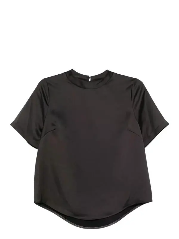 Imperial High Neck Top - Black