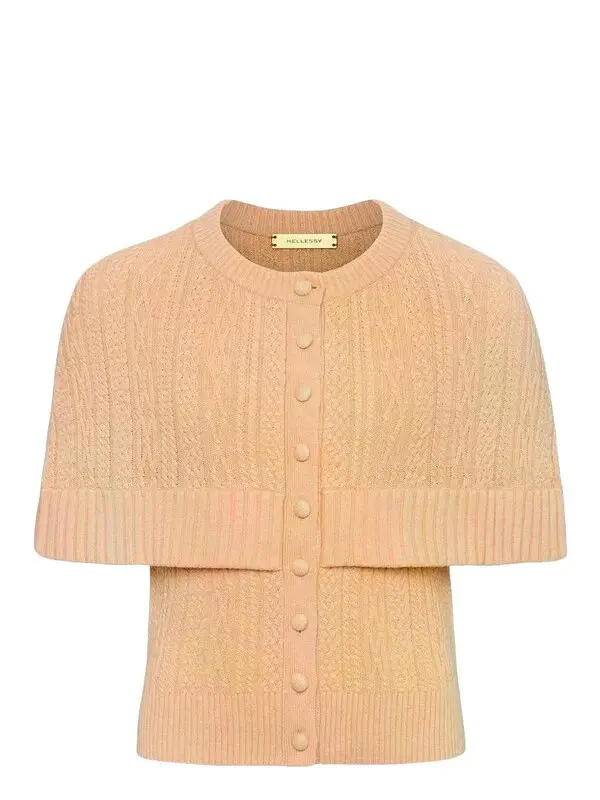 Hellessy Caspian Cable-knit Cardigan - Orange