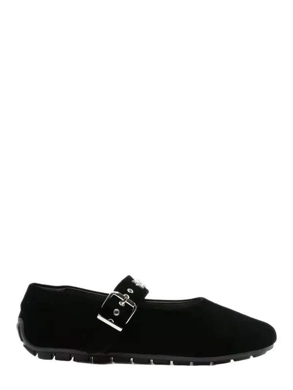 Simone Rocha Embellished Strap Ballet Flats - Black