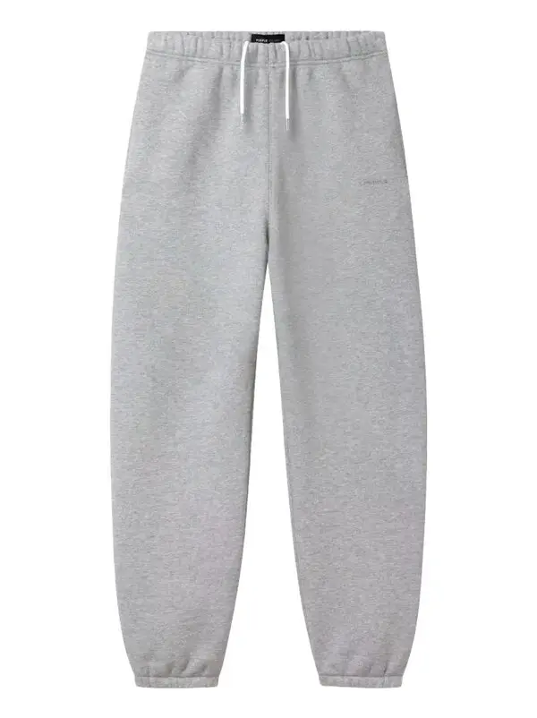 PURPLE BRAND Embroidered Logo Track Pants - Grey