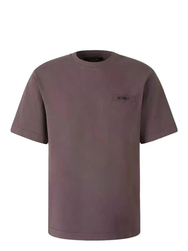 Jacquemus Logo-patch T-shirt - Brown
