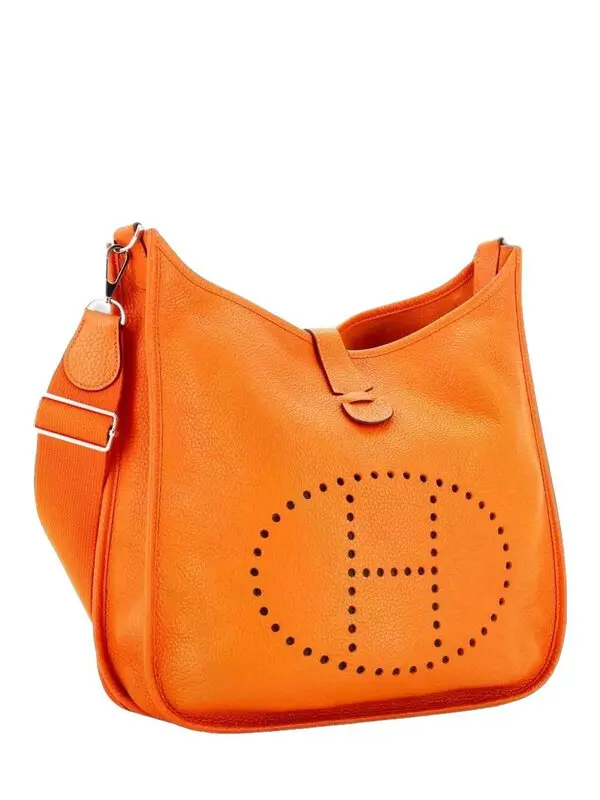 Hermès Evelyne Bag Gen Iii Clemence Gm - Orange