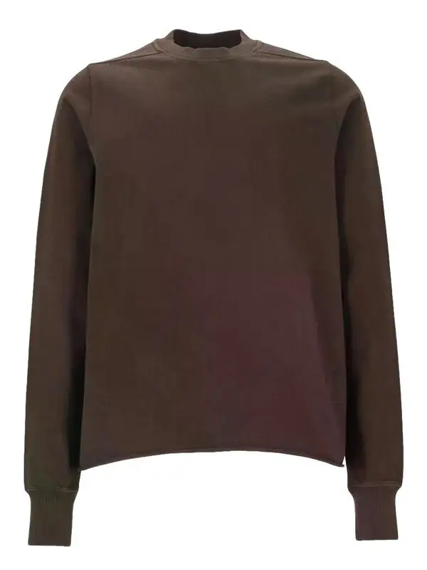 Rick Owens Cotton Crew Neck Sweater - Brown