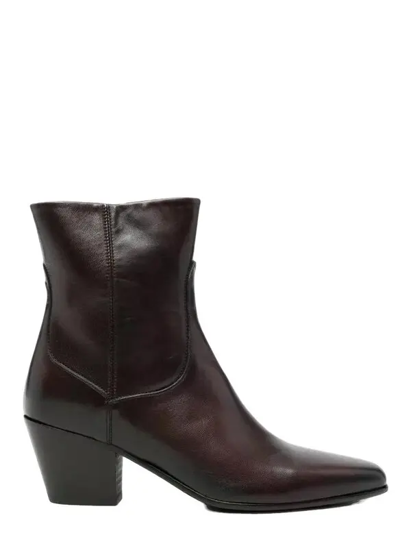 PANTANETTI Pointed-toe Ankle Boots - Brown