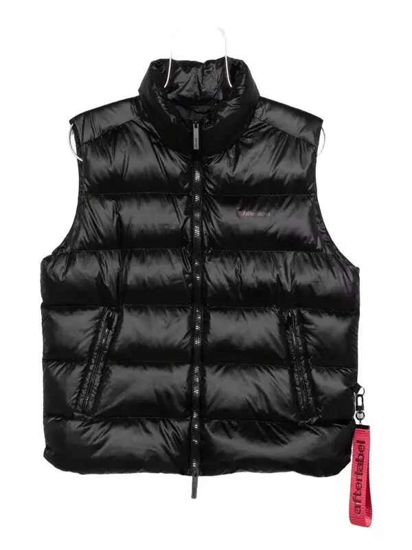 AFTER/LABEL Quilted Padded Gilet - Black