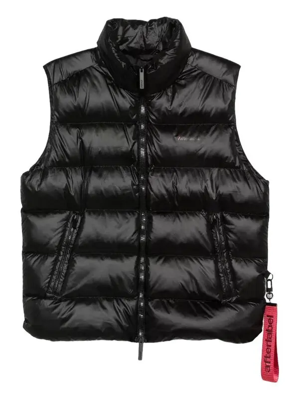 AFTER/LABEL Quilted Padded Gilet - Black