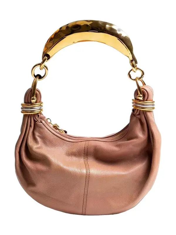 Chloé Grained Leather Shoulder Bag - Pink