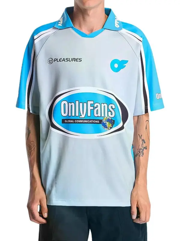PLEASURES X Onlyfans Oftv T-shirt - Grey