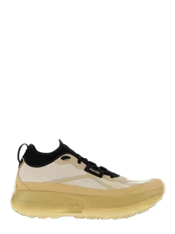 NORDA Panelled Canvas Sneakers - Neutrals