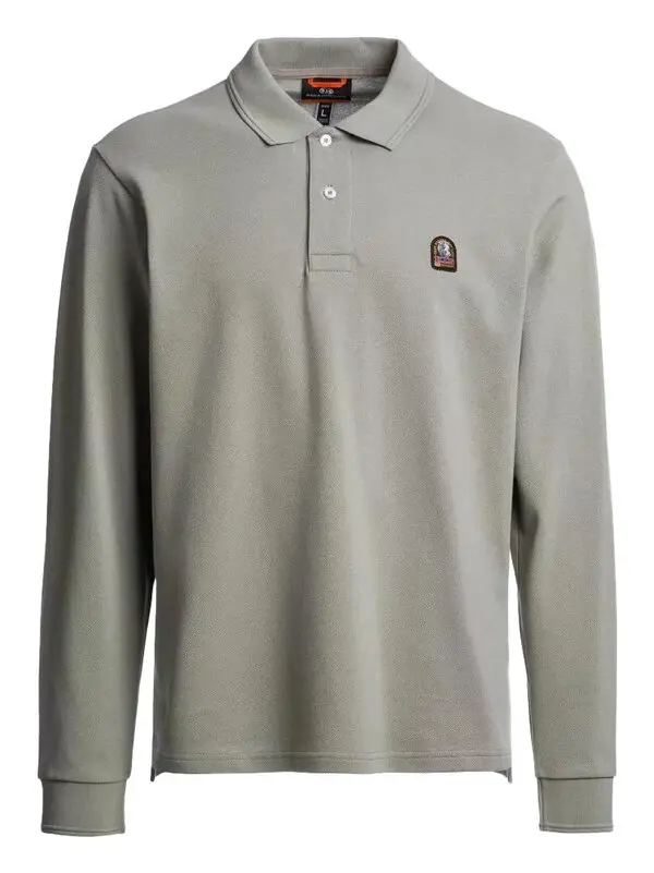 PARAJUMPERS Kerrobert Long-sleeve Polo Shirt - Grey