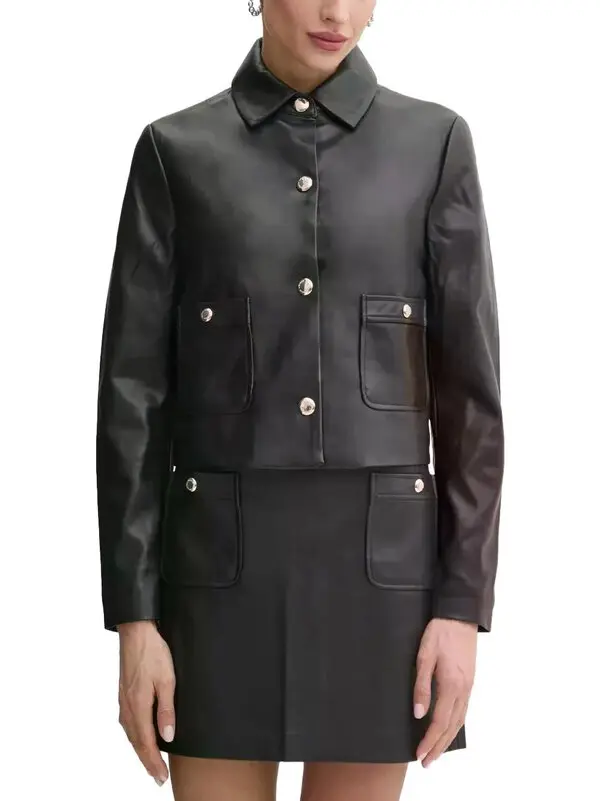 MORGAN Cropped Jacket - Black