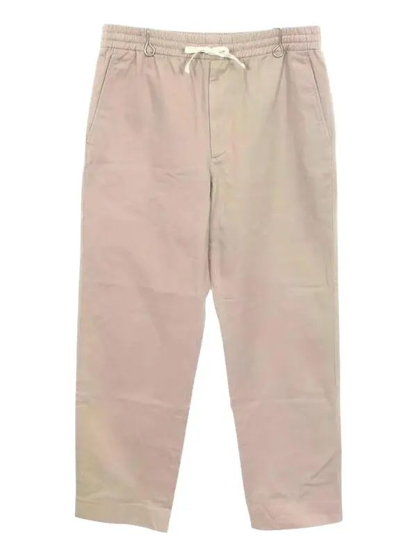 Gucci 2010s Logo Patch Drawstring Trousers - Neutrals
