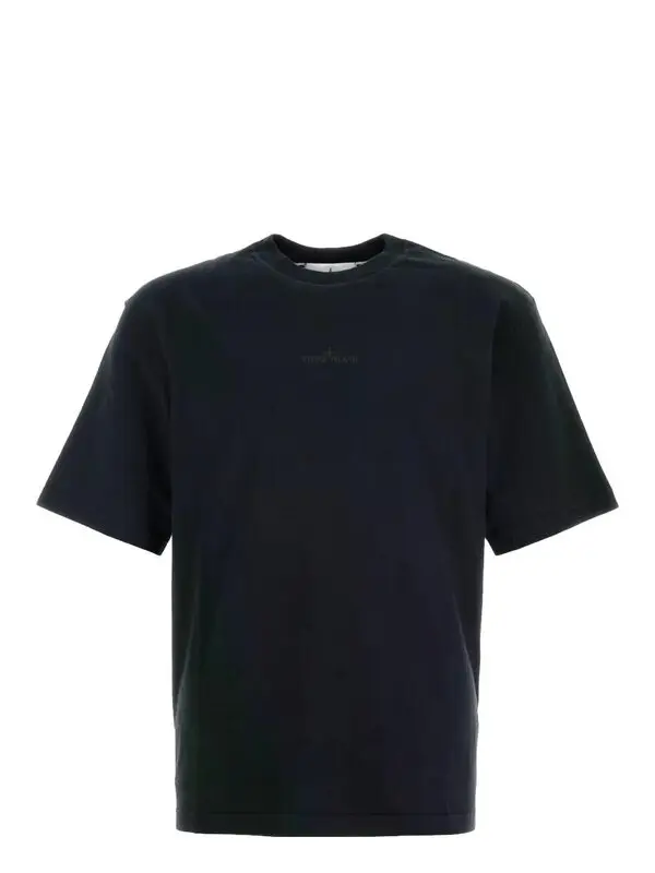 Stone Island Logo-print T-shirt - Black