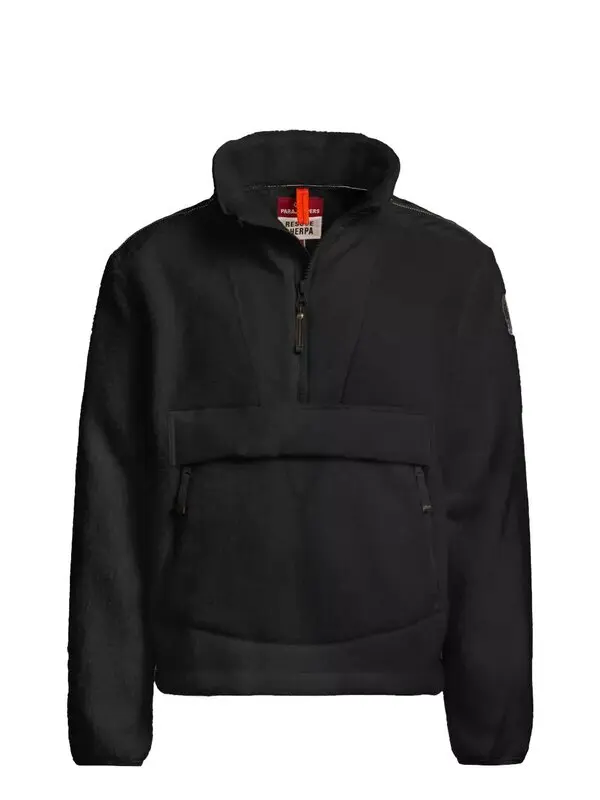 PARAJUMPERS Bergen Half-zip Sweatshirt - Black