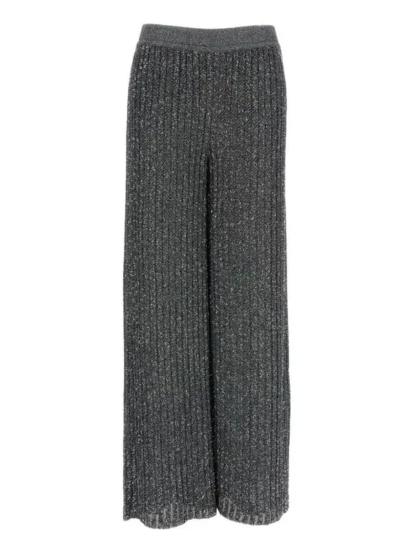 Missoni Sequin Embellished Palazzo Pants - Grey