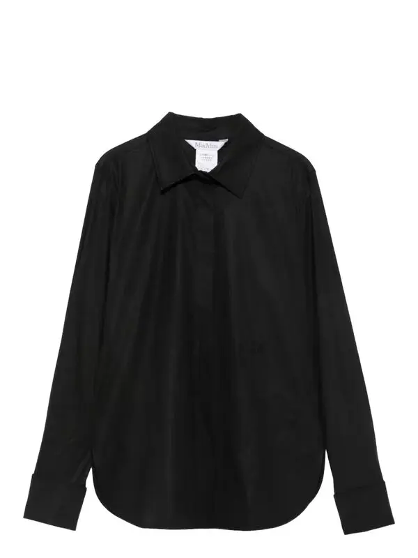 Max Mara Long-sleeve Shirt - Black