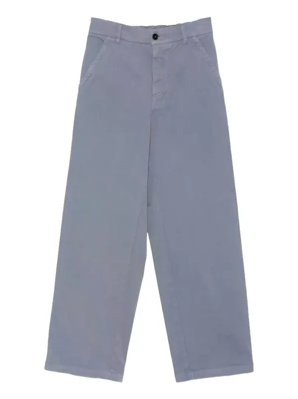 Barena Venezia Elasticated Waistband Cotton Trousers - Blue