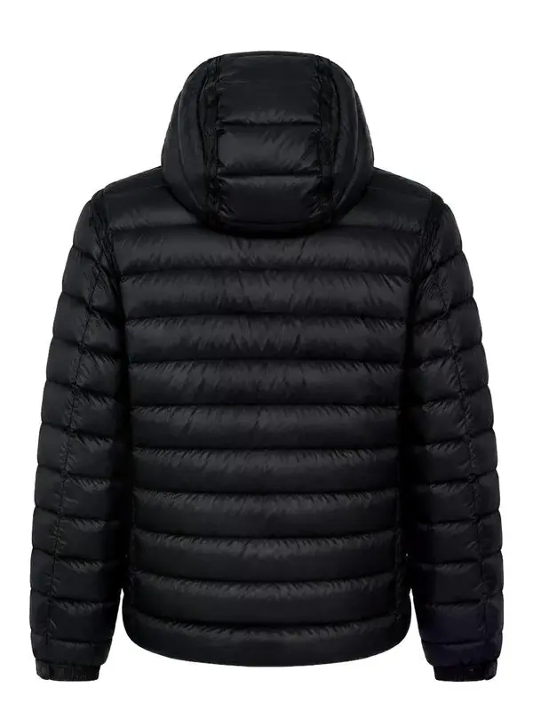 C.P. COMPANY Goggle-detail Quilted Jacket - Black