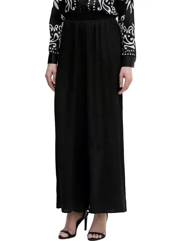 MORGAN Elasticated Waist Palazzo Pants - Black