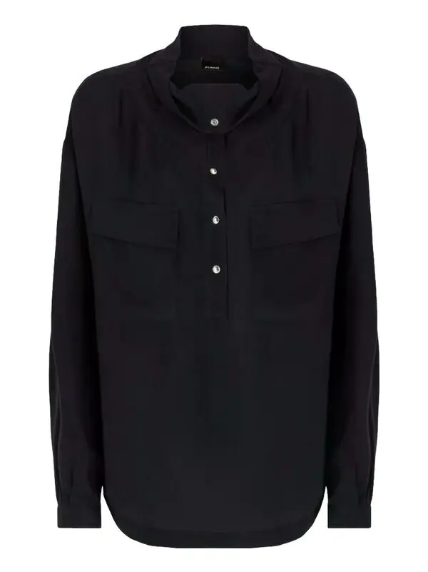 Pinko Chest-pocket Blouse - Blue