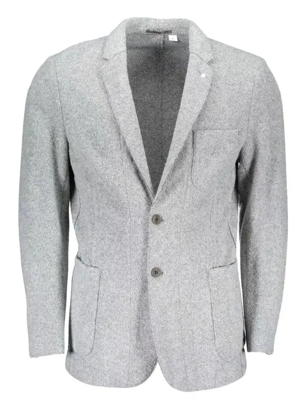 Gant Marl-pattern Single-breasted Blazer - Grey