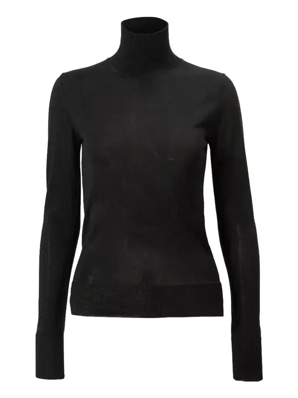 Carolina Herrera Fine-knit Turtleneck Sweater - Black
