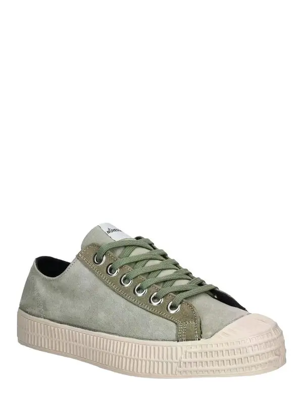 Novesta Suede Panelled Sneakers - Green