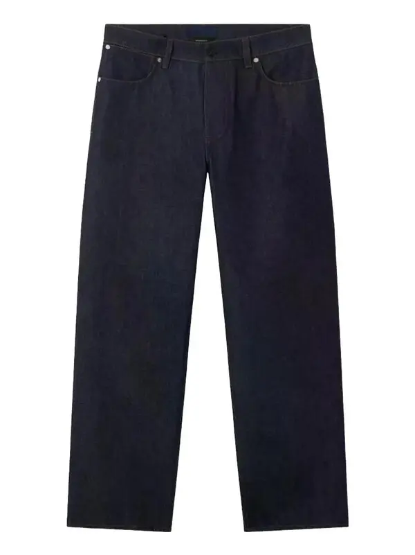 Stone Island Indigo Denim Raw Jeans - Blue