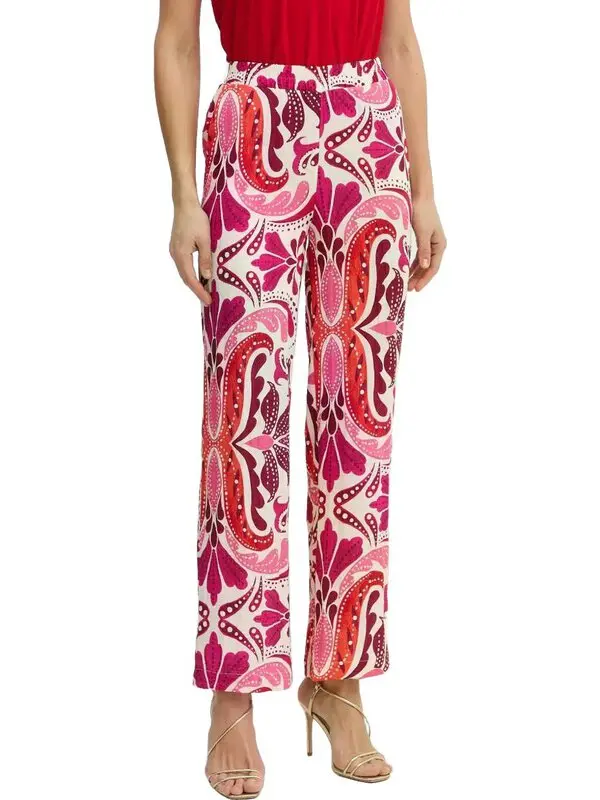 MORGAN Paisley-print Trousers - Neutrals