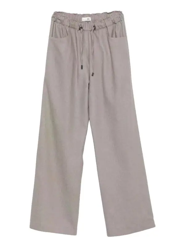 MANZONI 24 Wide-leg Trousers - Neutrals
