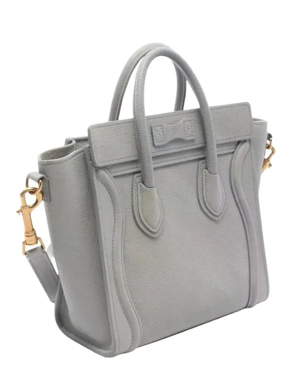Celine Nano Luggage Tote Bag - Grey