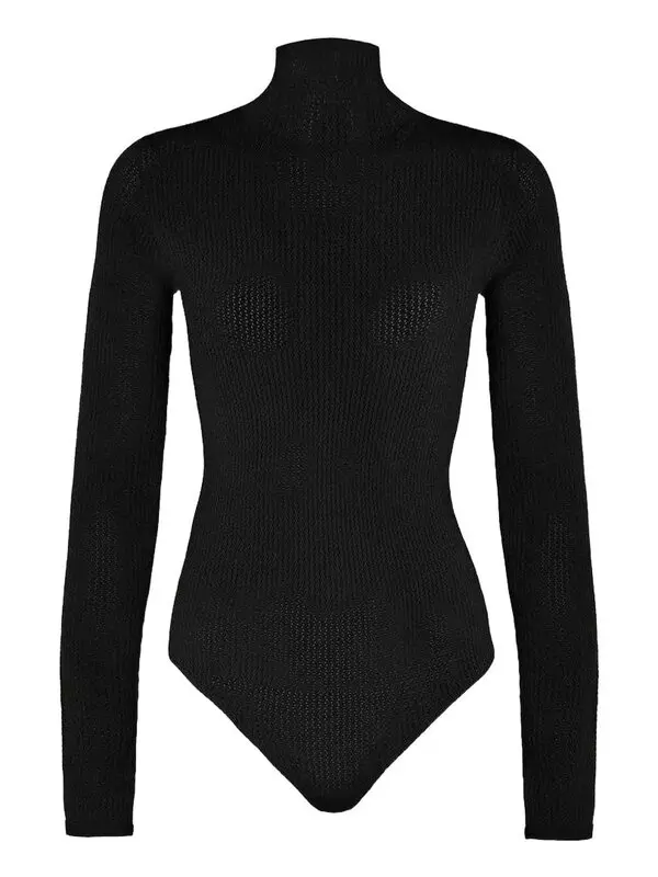 Wolford Seamless Long-sleeve Bodysuit - Black
