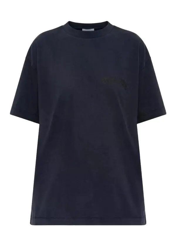 Off-White Logo Print T-shirt - Blue