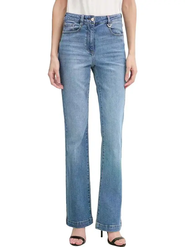 MORGAN High-waisted Flared Jeans - Blue
