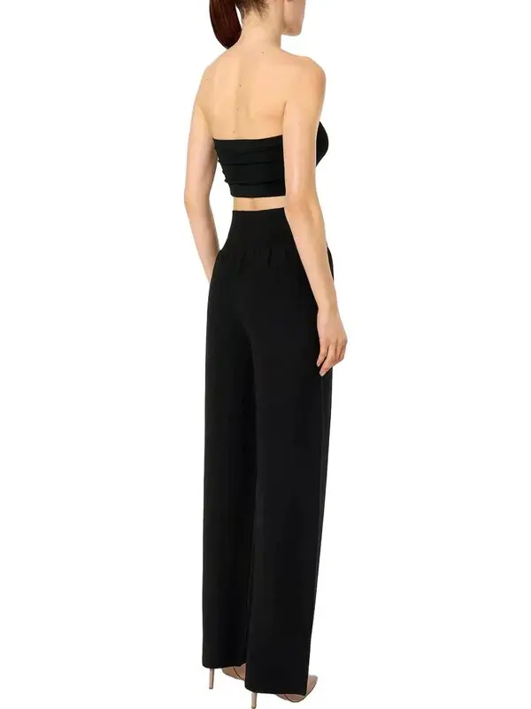 Wolford High-waisted Wide-leg Trousers - Black