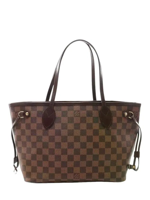 LOUIS VUITTON 2013 Neverfull Pm Damier Ebene Tote Bag - Brown