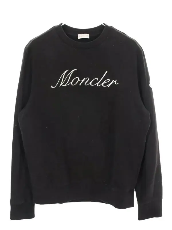 Moncler Embroidered Logo Sweater - Black