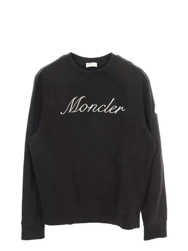 Moncler Embroidered Logo Sweater - Black