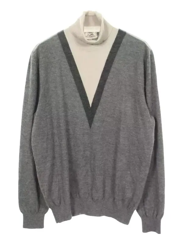Hermès Cashmere Turtleneck Sweater - Grey